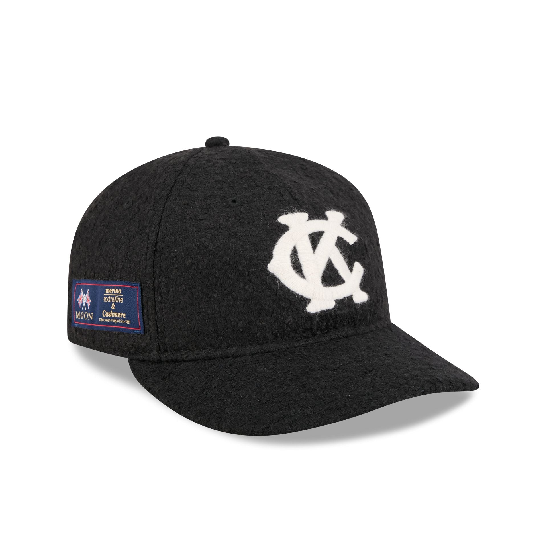 Kansas City Monarchs Navy Merino & Cashmere Moon Retro Crown 9FIFTY Ad ...