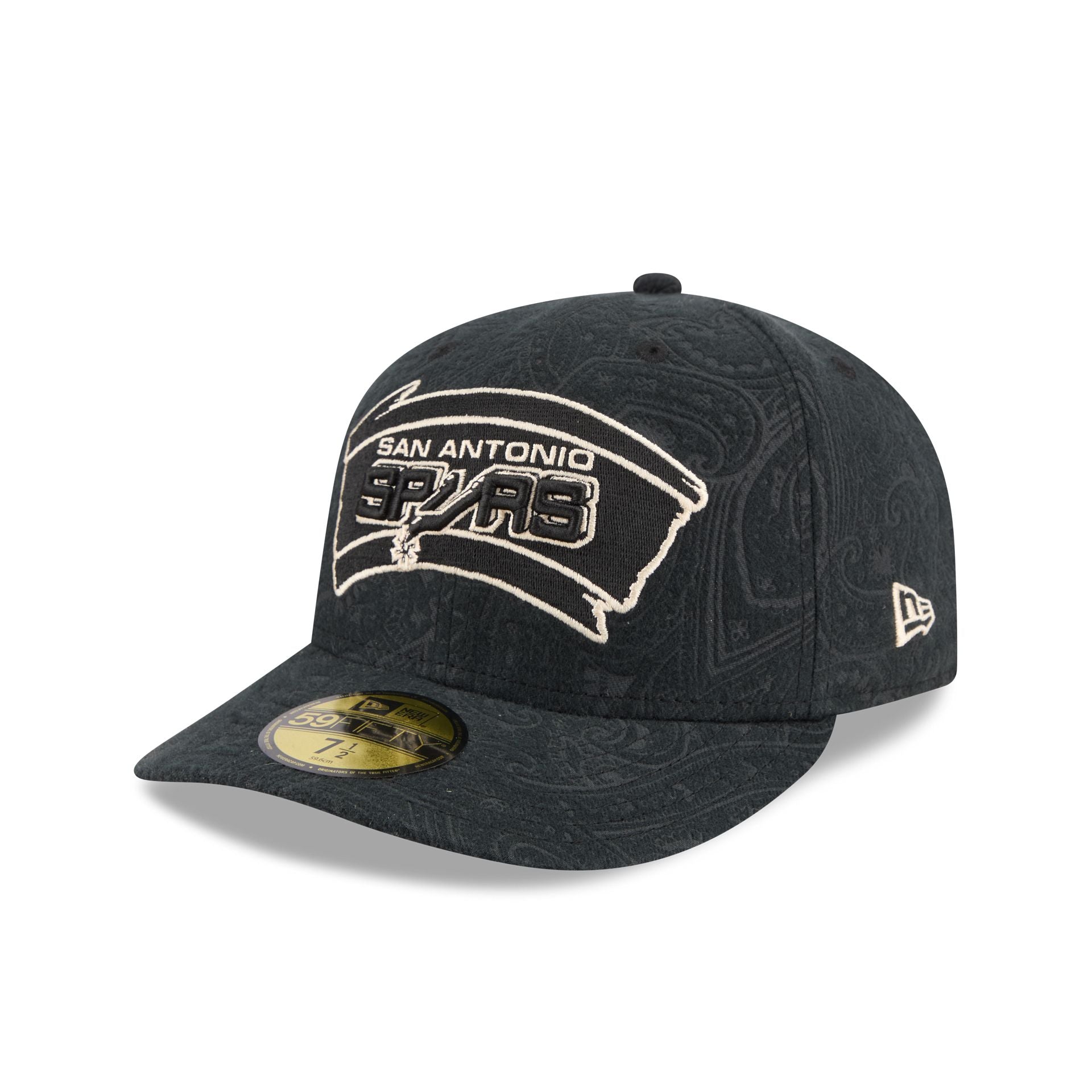 San Antonio Spurs Three Looms Brushed Cotton 59FIFTY Fitted Hat – New ...