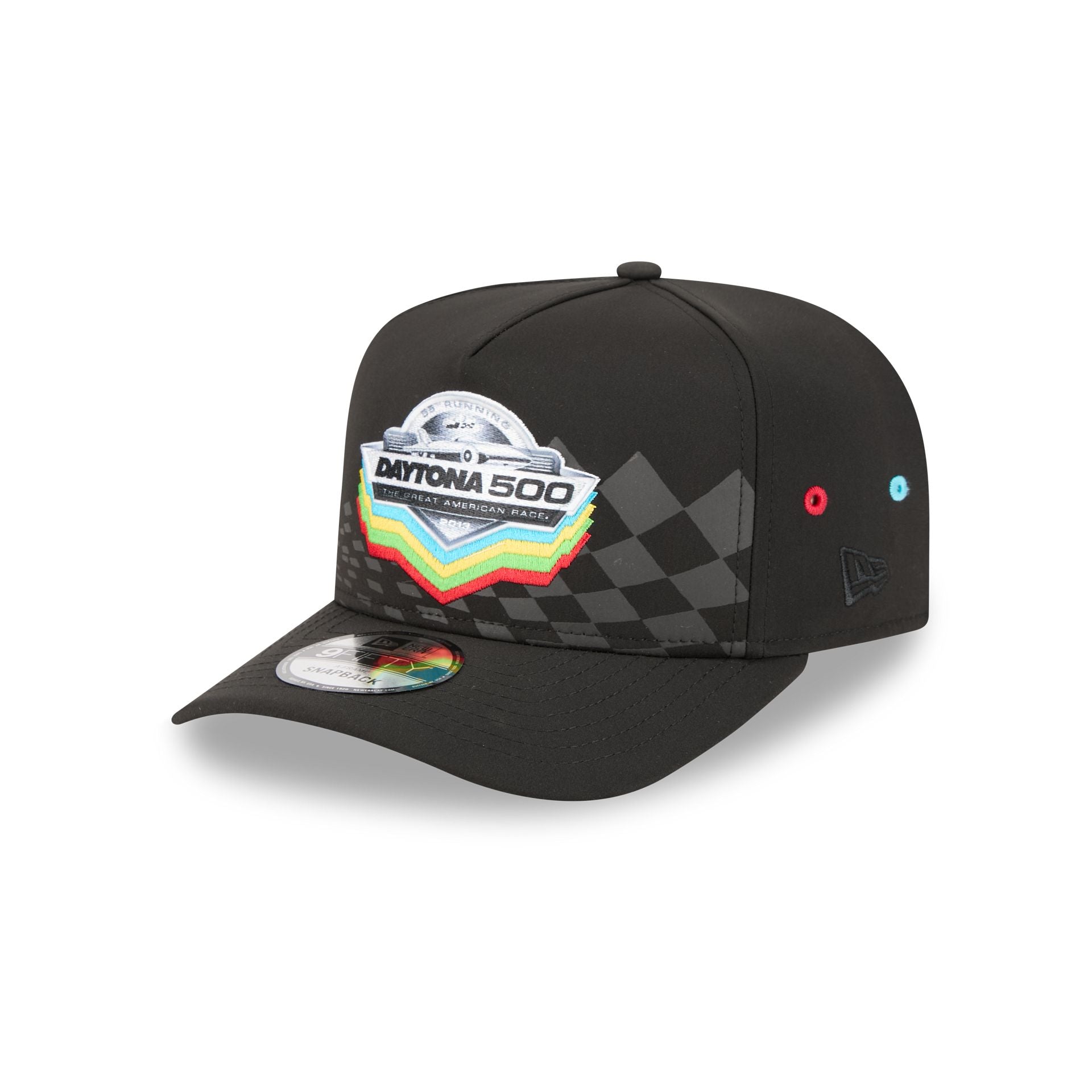 NASCAR DAYTONA 500 Black 9FIFTY A-Frame Snapback Hat – New Era Cap