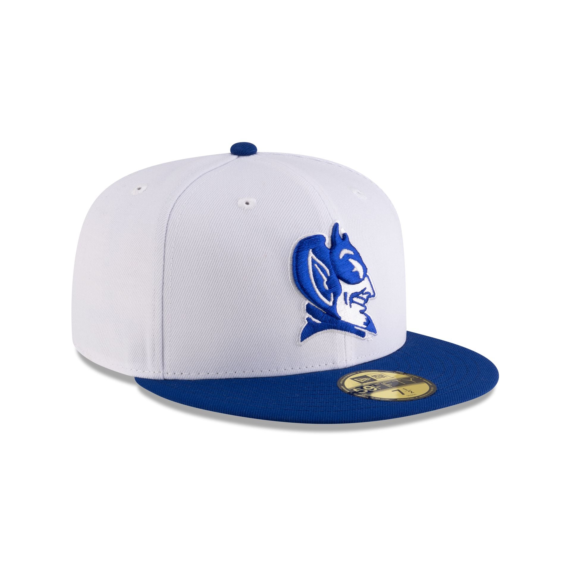 Duke Blue Devils White Royal 59FIFTY Fitted – New Era Cap