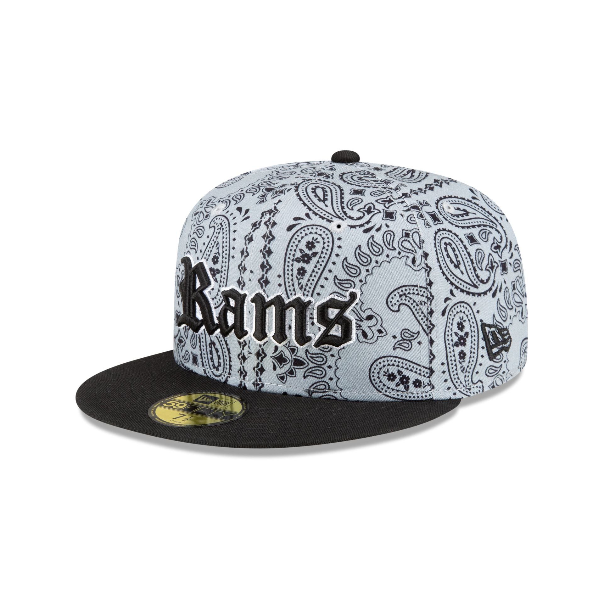 Los Angeles Rams Paisley Patch 59FIFTY Fitted Hat – New Era Cap