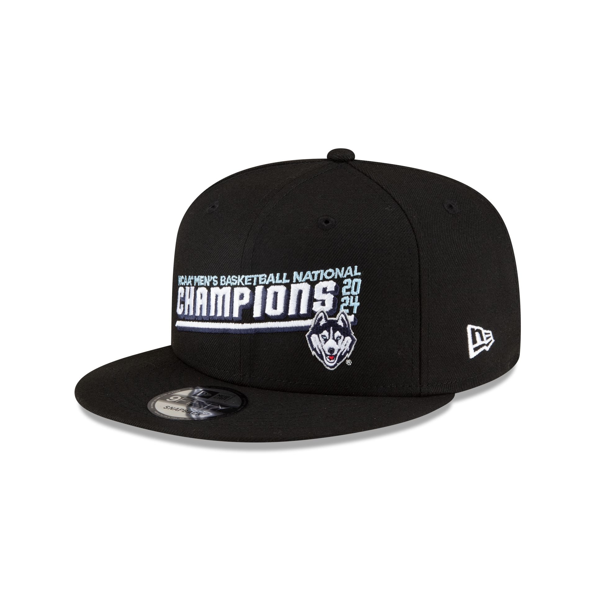 Connecticut Huskies 2024 NCAA Division I Champions 9FIFTY Snapback Hat ...