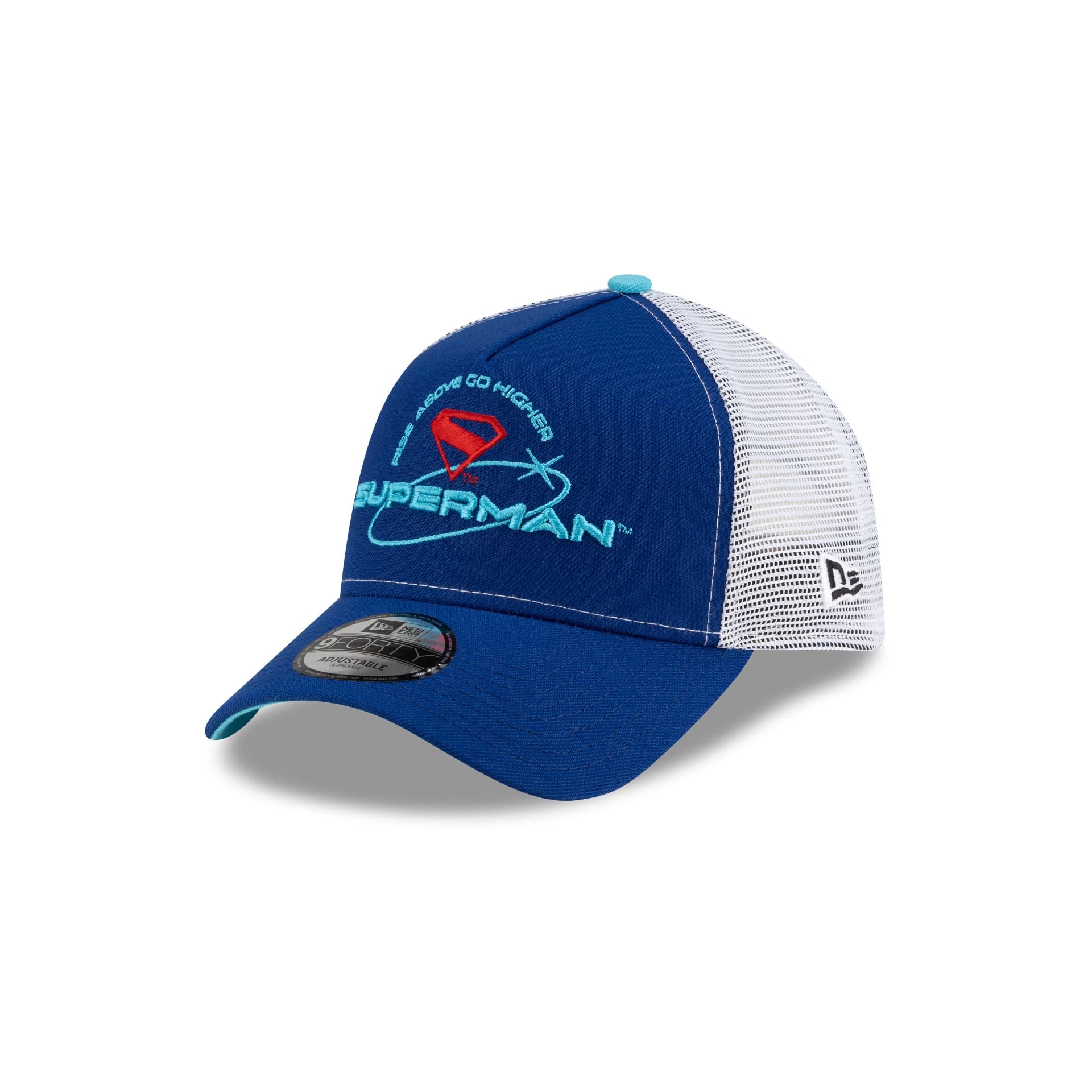 Superman Rise Above Go Higher 9FORTY A-Frame Trucker Hat – New Era Cap