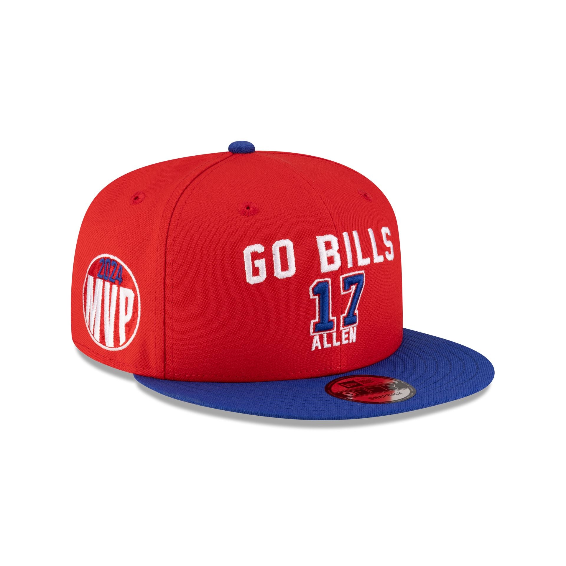 Buffalo Bills Josh Allen MVP Red 9FIFTY Snapback Hat – New Era Cap