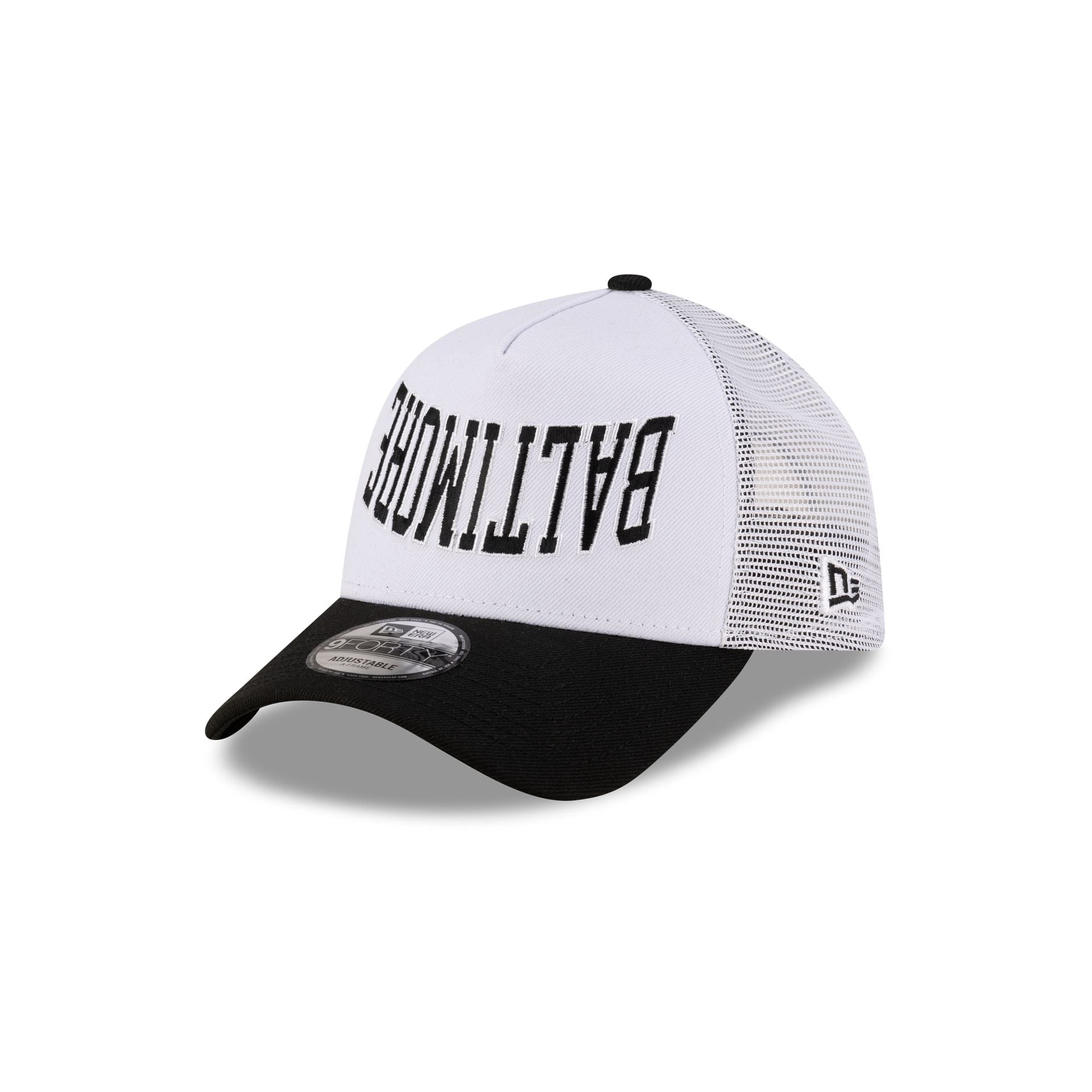 New Era Cap Baltimore 9FORTY A-Frame Trucker Hat