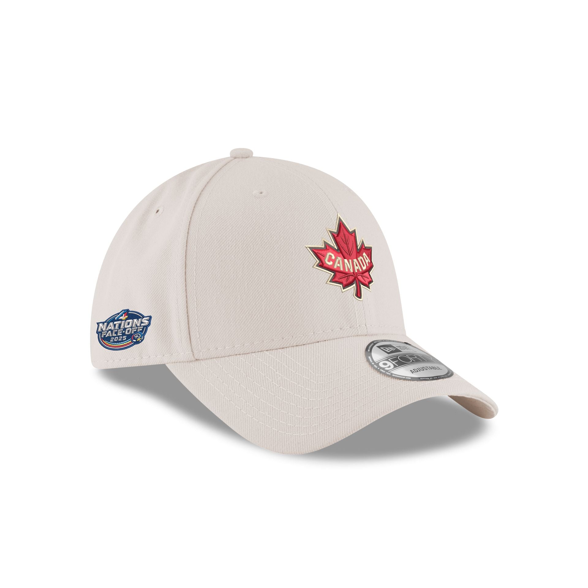 Canada 2025 4 Nations Face-Off Stone 9FORTY Adjustable Hat – New Era Cap