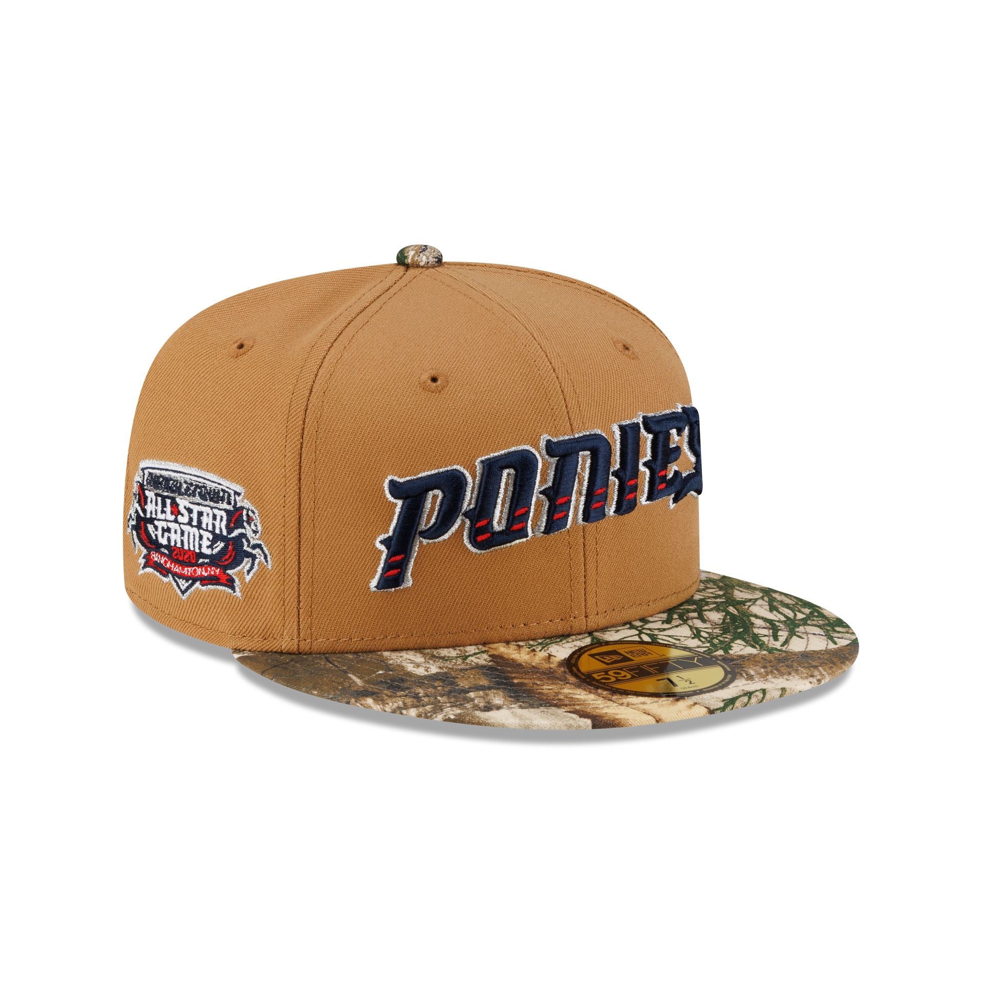 Just Caps Realtree Binghamton Rumble Ponies 59FIFTY Fitted Hat – New ...