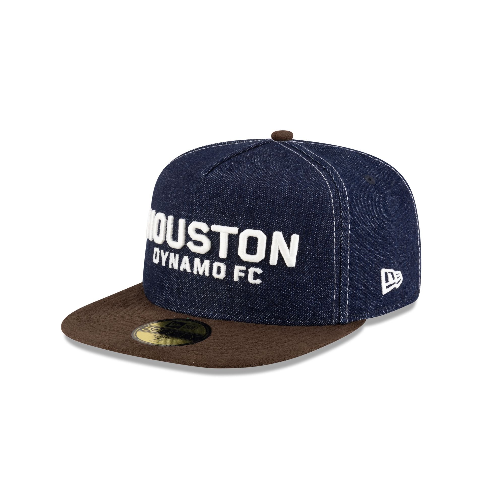 Houston Dynamo Houston Pack Denim 59FIFTY A-Frame Fitted Hat – New Era Cap
