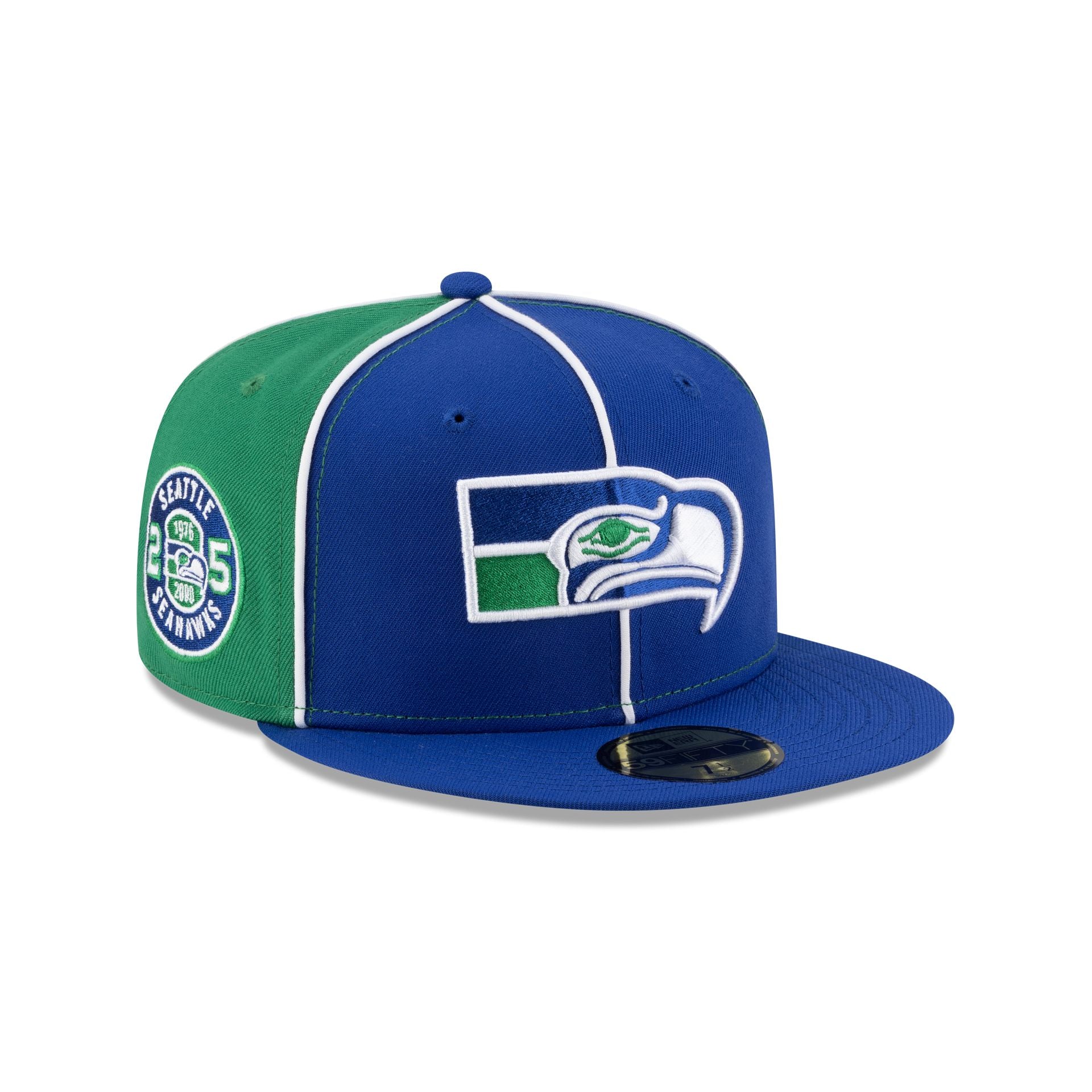Seattle Seahawks Two-Tone Pinwheel 59FIFTY Fitted Hat – New Era Cap