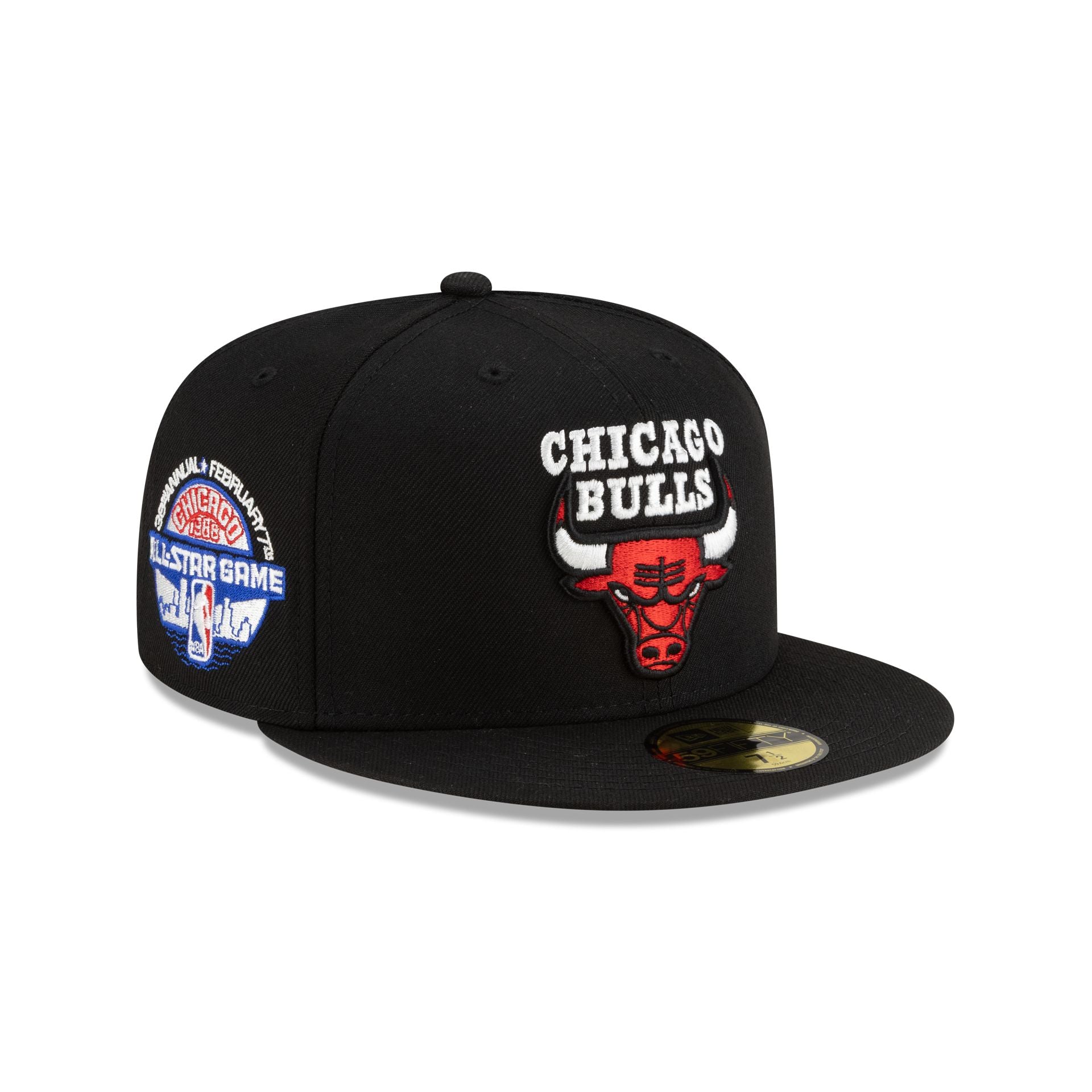 Chicago Bulls 1966-Present Hardwood Classics Black 59FIFTY Fitted Hat ...