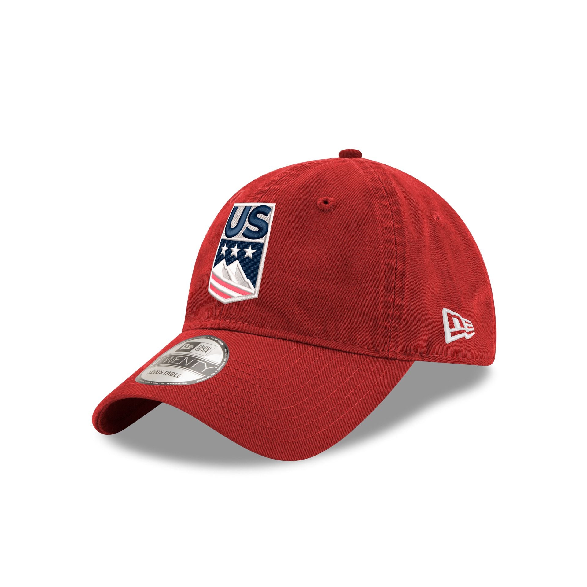 US Ski & Snowboard Red 9TWENTY Adjustable Hat – New Era Cap