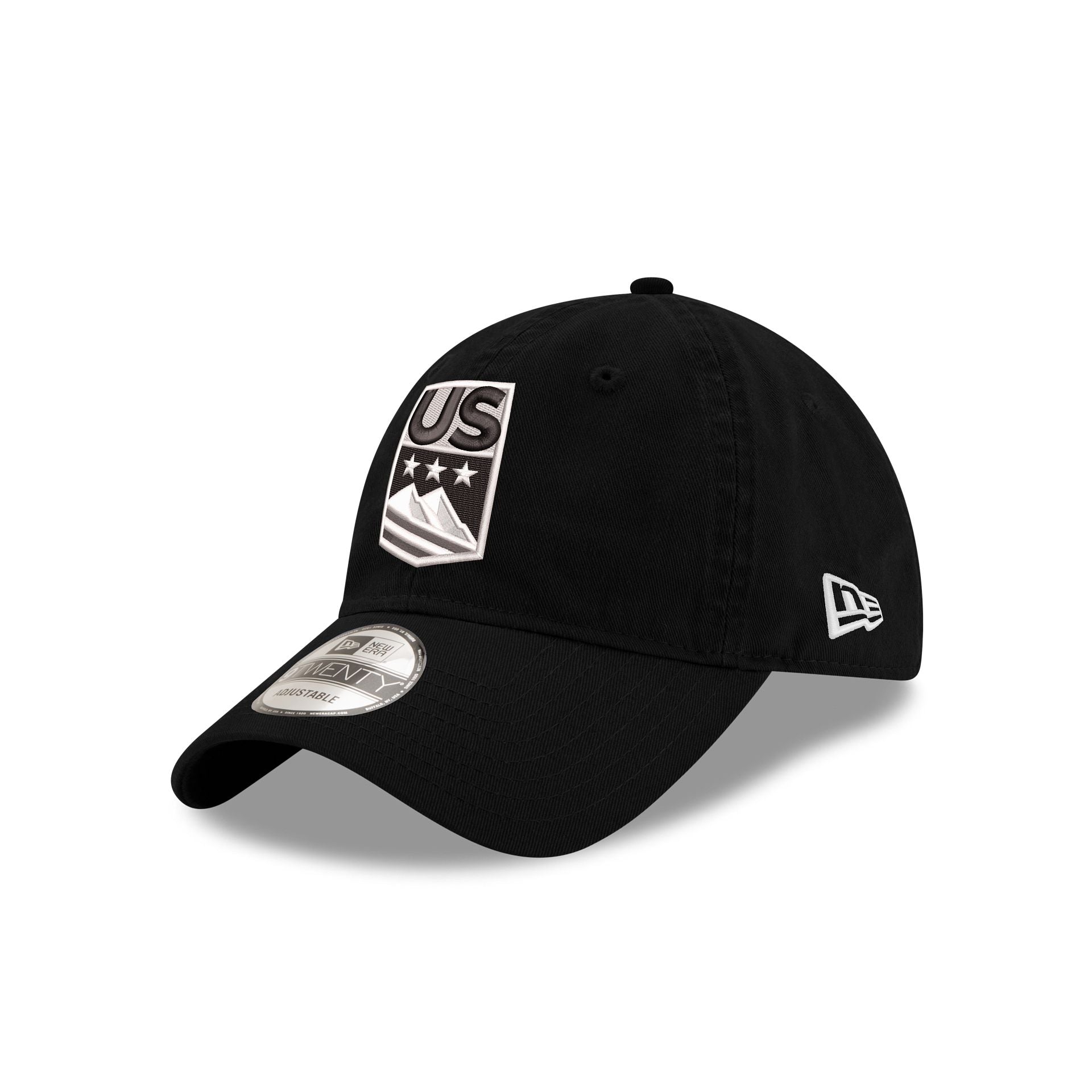 US Ski & Snowboard Black 9TWENTY Adjustable Hat – New Era Cap