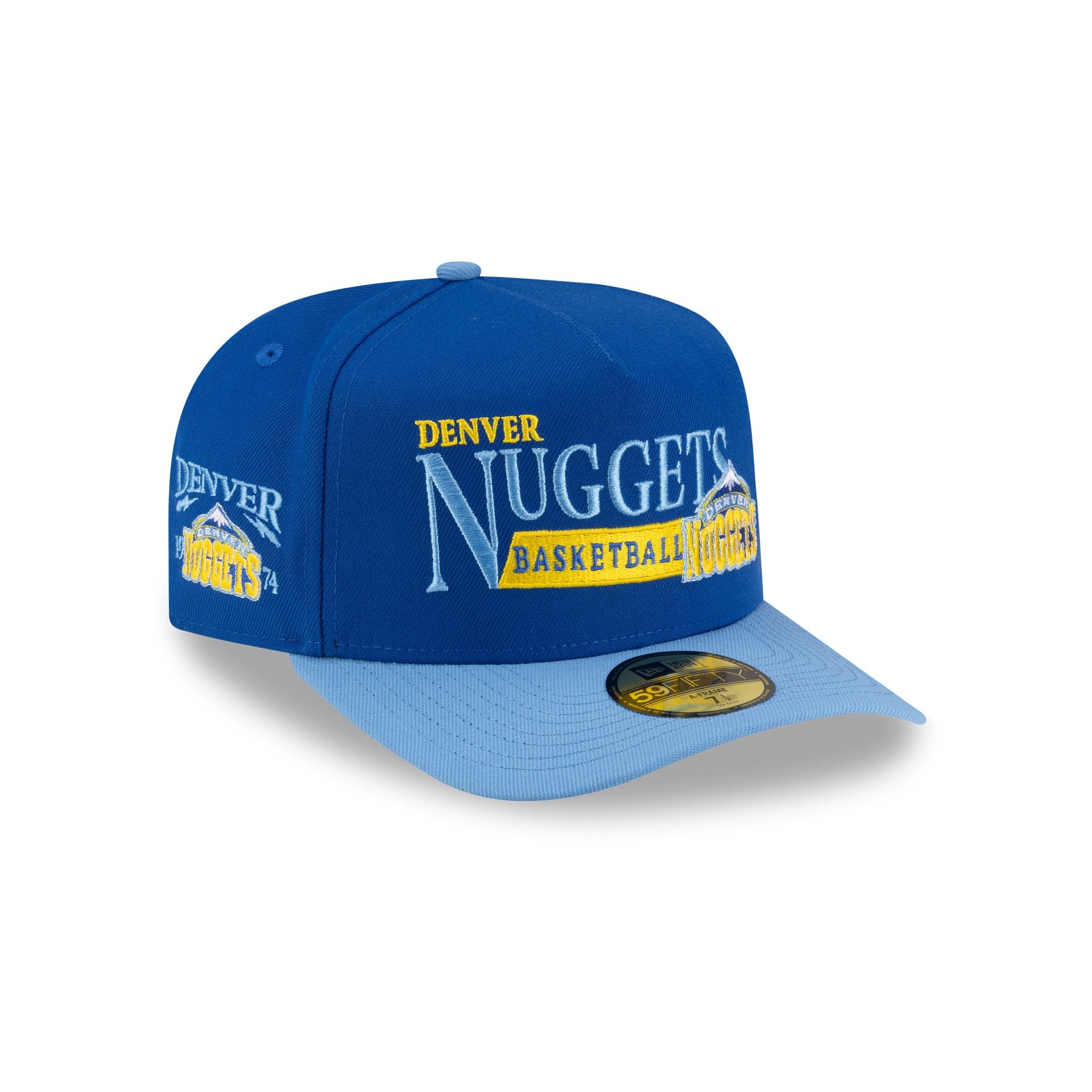 Denver Nuggets 2008-2018 Hardwood Classics Liner 59FIFTY A-Frame Fitte ...