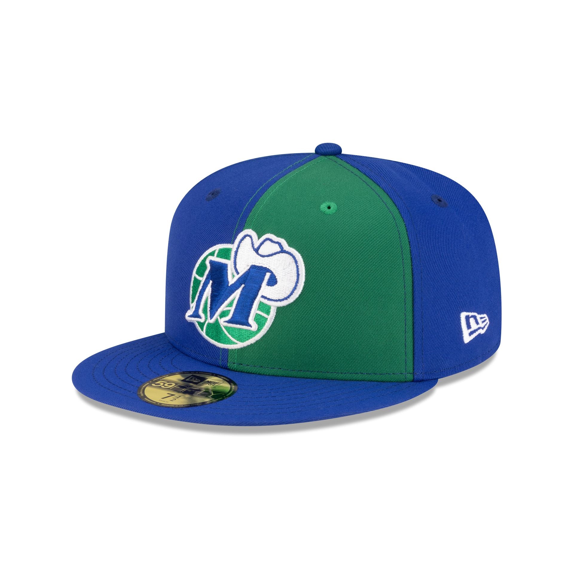 Dallas Mavericks Hardwood Classics 80s Pinwheel 59FIFTY Fitted Hat ...