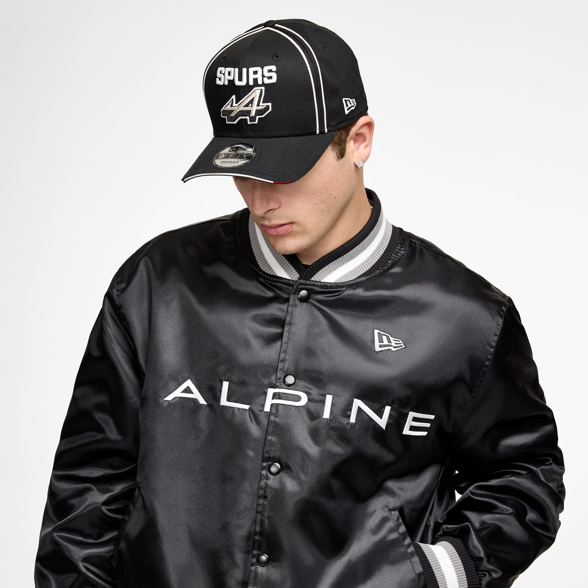 BWT Alpine F1 Team x San Antonio Spurs Bomber Jacket – New Era Cap