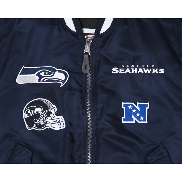 Alpha Industries X Seattle Seahawks MA-1 Bomber Jacket – New Era Cap