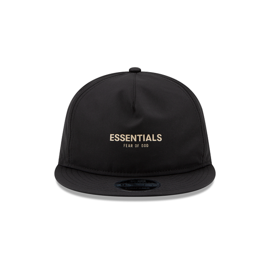 Fear Of God Essentials Retro Crown Black 9FIFTY Strapback – New Era Cap