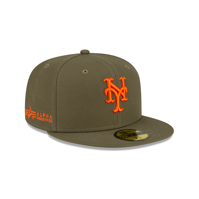 Alpha Industries X New York Mets Green 59FIFTY Fitted Hat – New Era Cap