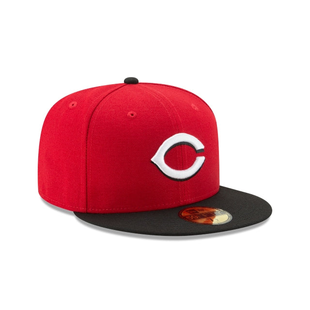 Cincinnati Reds Authentic Collection Road 59FIFTY Fitted Hat – New Era Cap