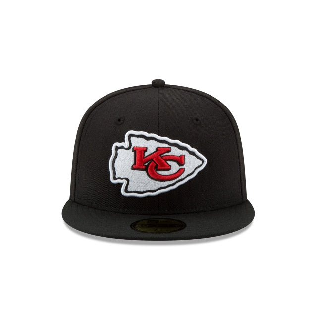 Kansas City Chiefs Black 59FIFTY Fitted Hat – New Era Cap