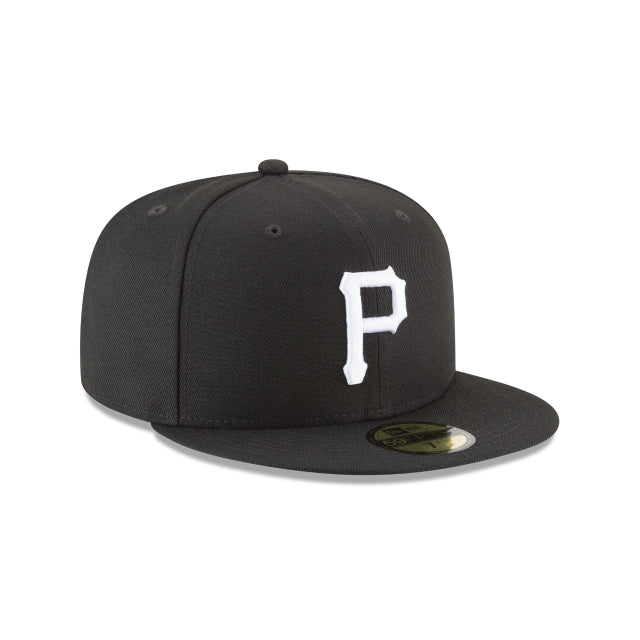 Pittsburgh Pirates Black and White Basic 59FIFTY Fitted Hat – New Era Cap