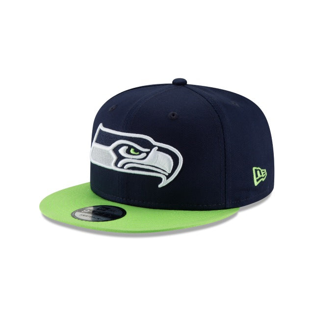 Seattle Seahawks Two Tone 9FIFTY Snapback Hat – New Era Cap