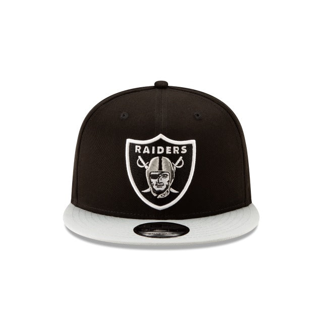 Las Vegas Raiders Two Tone Black 9FIFTY Snapback Hat – New Era Cap