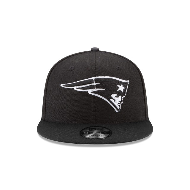 New England Patriots Black & White 9FIFTY Snapback Hat – New Era Cap