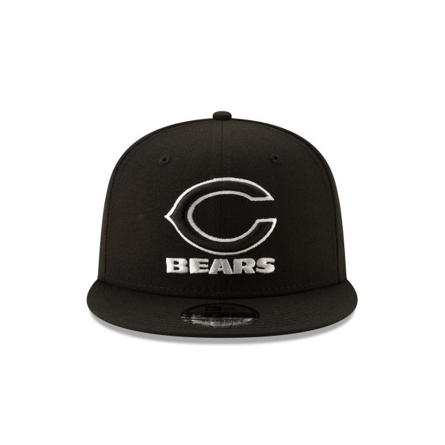 Chicago Bears Black & White 9FIFTY Snapback Hat – New Era Cap