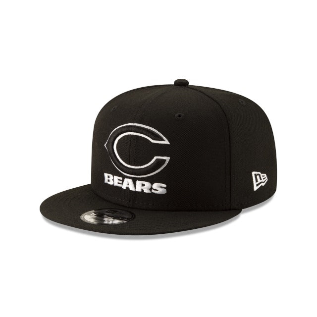Chicago Bears Black & White 9FIFTY Snapback Hat – New Era Cap