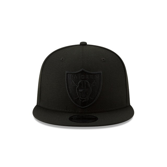 Las Vegas Raiders Basic Black On Black 9FIFTY Snapback Hat – New Era Cap