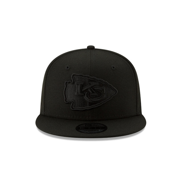 Kansas City Chiefs Basic Black On Black 9FIFTY Snapback Hat – New Era Cap